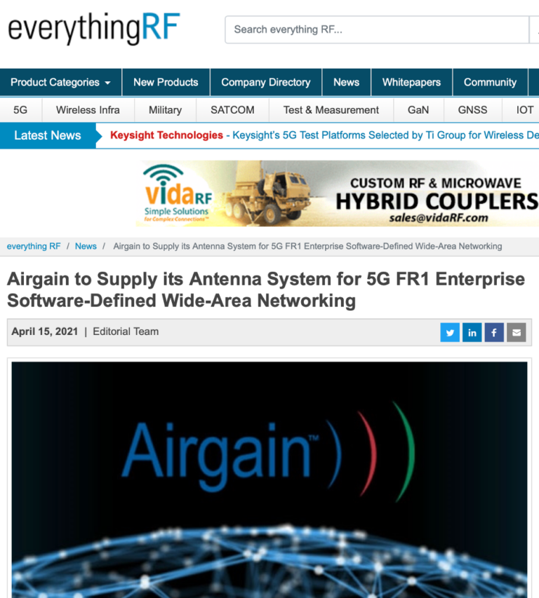 Airgain | Wireless Technologies and Connectivity Solutions