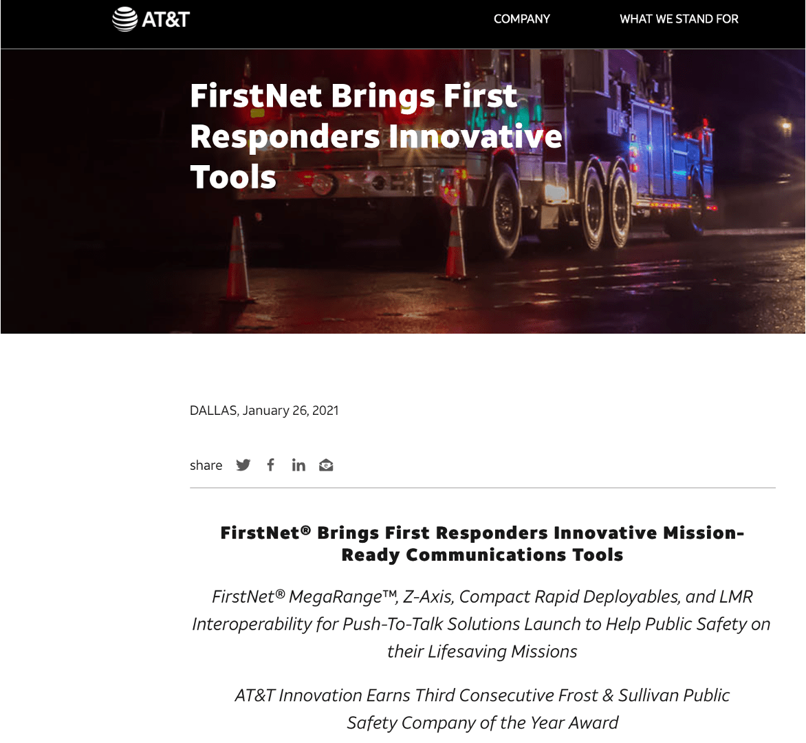FirstNet® Brings First Responders Innovative Tools | Airgain