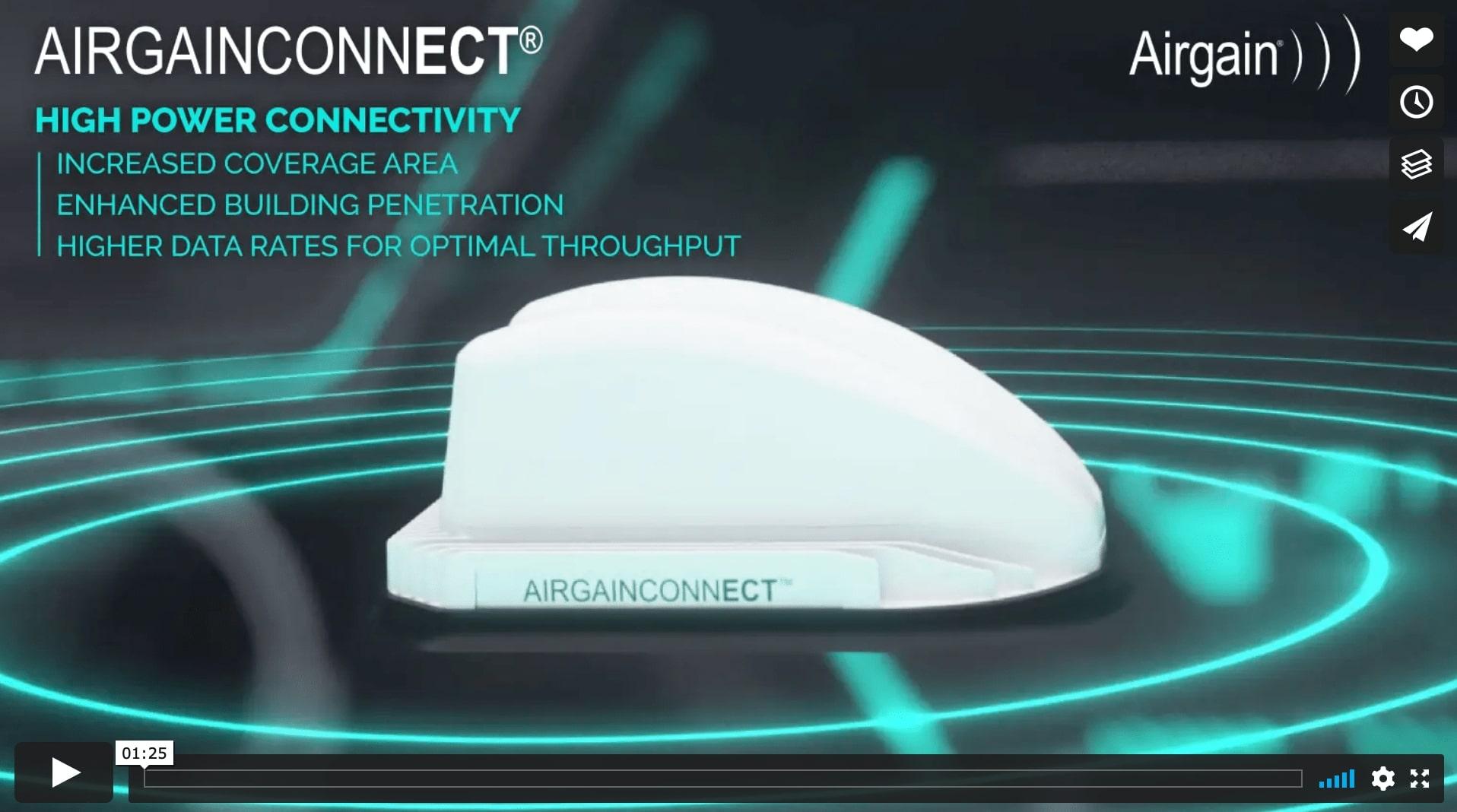 AirgainConnect® High Power Antenna-Modem Integrated Platform | Airgain